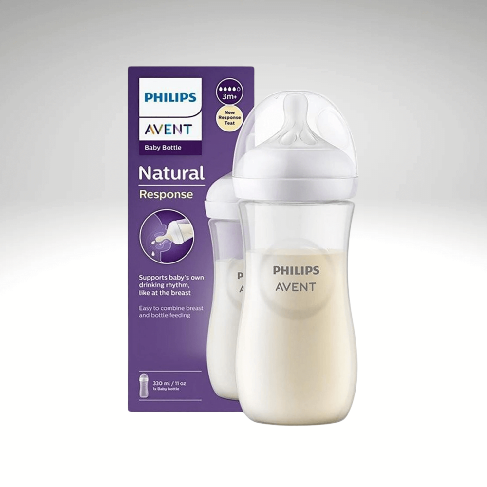 Philips Avent SCY906/01 3+ Ay Doğal Tepkili Natural PP Biberon 330 ml ...
