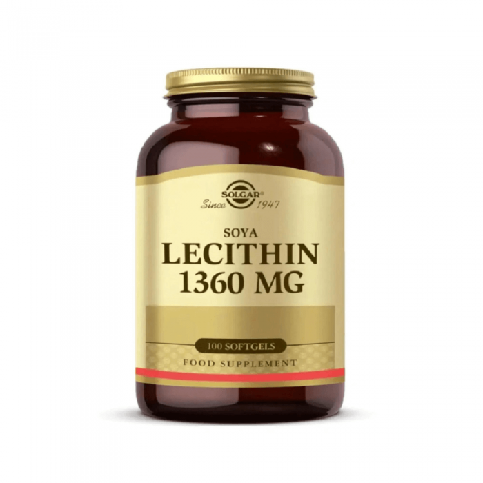 Solgar Lecithin 1360 mg 100 Yumuşak Jelatin Kapsül | Curesel.com