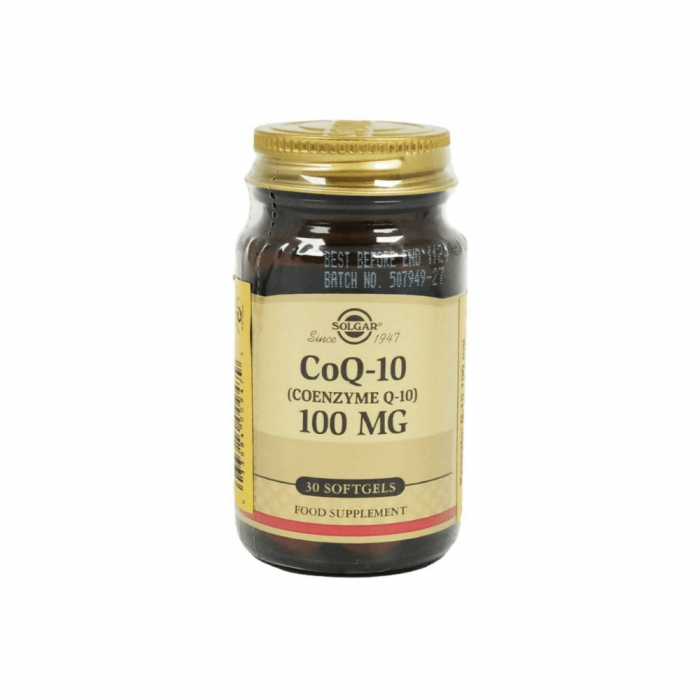 Solgar Coenzyme Q-10 100 mg 30 Kapsül | Curesel.com